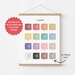 Set of 8 Educational Poster Bundle, Rainbow Preschool Classroom Prints ...