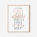 Set of 2 Pastel Days of the Week and Months Posters, Homeschool ...
