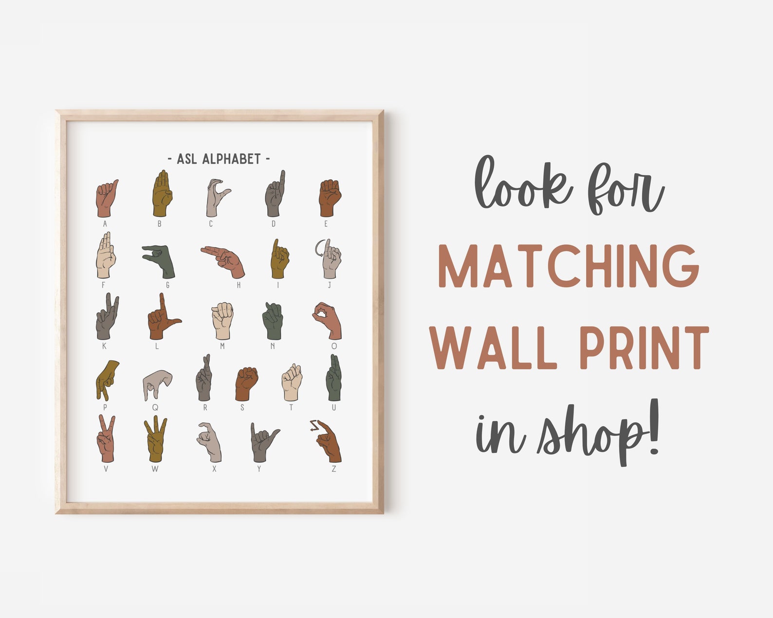 26 Printable Sign Language Alphabet Flashcards, Kids Neutral Learn to ...