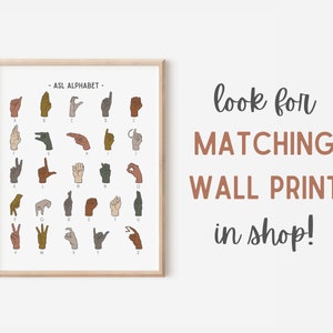 26 Printable Sign Language Alphabet Flashcards, Kids Neutral Learn to ...