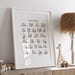 Cursive Writing Alphabet Poster, Handwriting Letters Chart, Educational ...