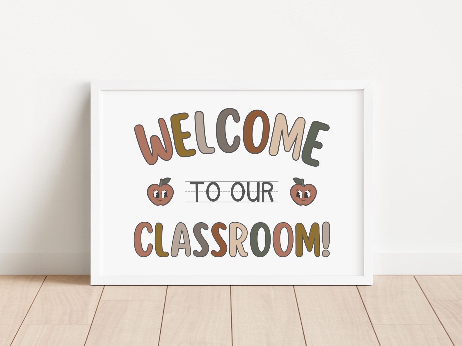 Set of 10 Educational Posters Bundle, Neutral Preschool Classroom ...