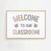 Pastel Classroom Welcome Sign, Back to School Classroom Decor, Teacher ...