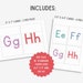 Printable ABC Flashcards, Kids Handwriting Practice Cards, Printing ...