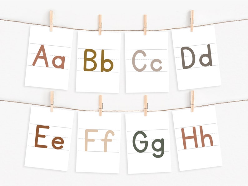 Printable ABC Flashcards, Kids Handwriting Practice Cards, Printing ...