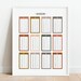 Set of 12 Neutral Boho Educational Posters, Toddler Preschool Classroom ...