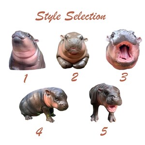 Moo Deng | Moo Deng Keychain | Moo Deng | Hippo Car Accessories | Moo ...