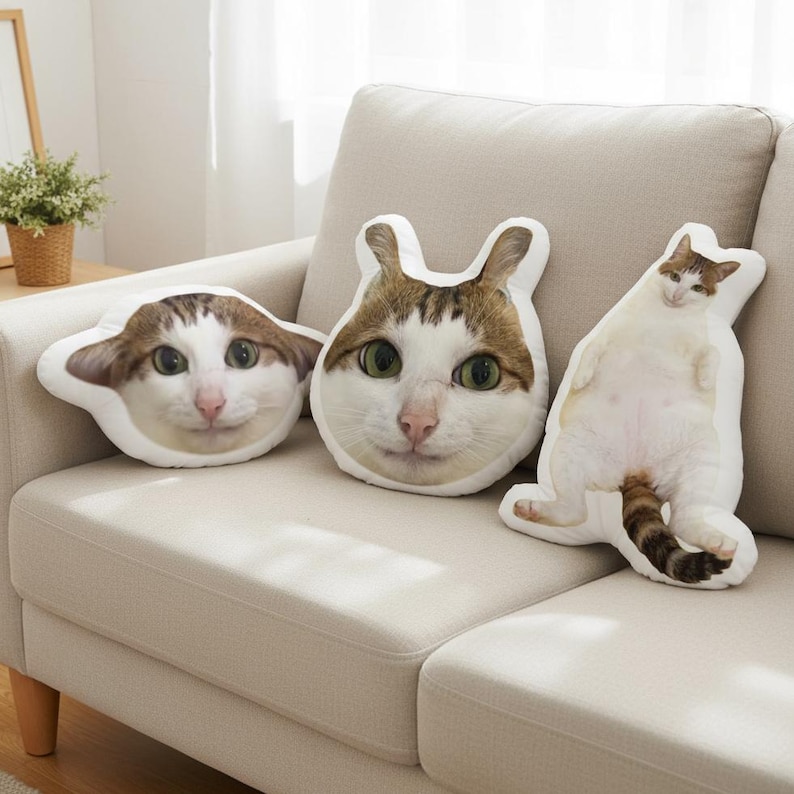 Uncle Cat Hugs, Custom Pet Pillows, Fun Custom Pillows, Pillows for ...