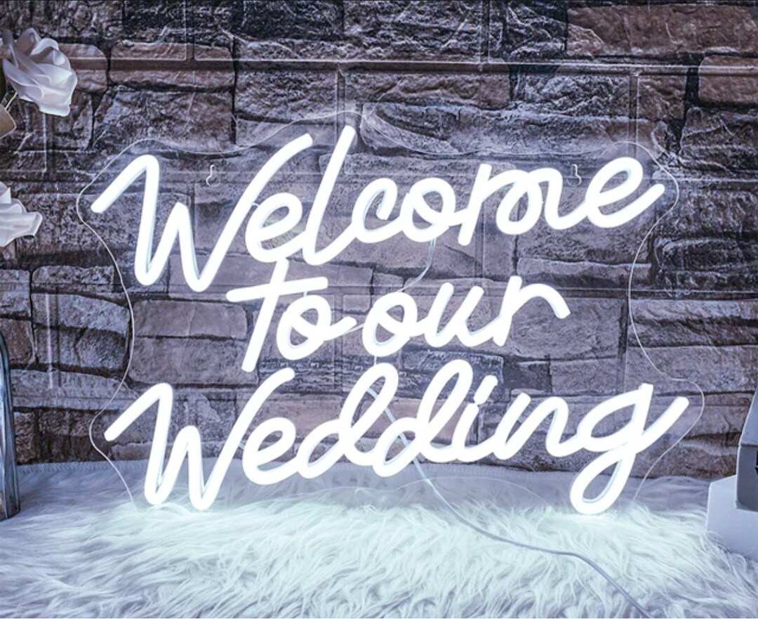 Dream Welcome to Our Wedding Present Gift Idea Party Venue Decorations ...