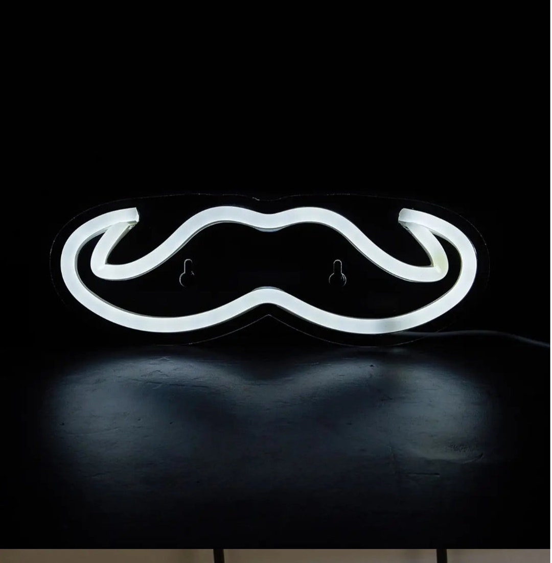 Moustache Actor Dressing Room Custom Made to Order Neon Sign - Etsy