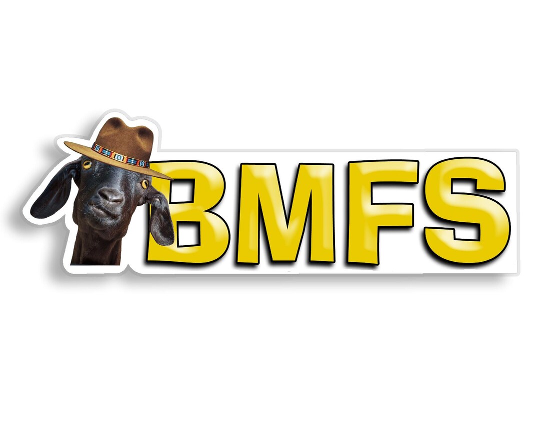 Billy Strings GOAT BMFS Vinyl Decal Sticker Goofy - Etsy