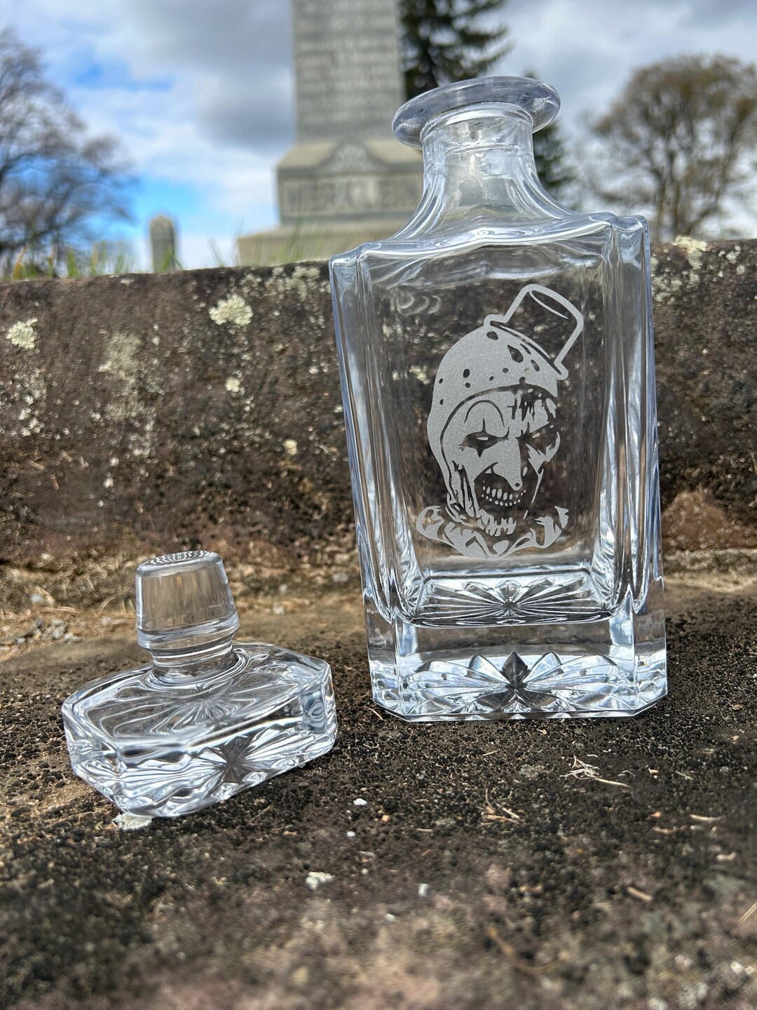 Terrifier Art the Clown Whiskey Wine Spirits Liquor Decanter Horror ...
