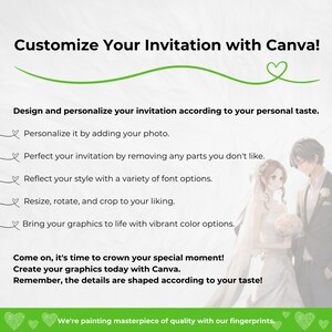 Unique Template for Your Wedding, 90% Ready Invitation Template ...