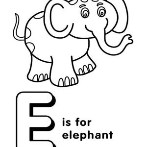 Alphabet Coloring Pages: English Learning, Kids Activity (digital ...