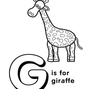 Alphabet Coloring Pages: English Learning, Kids Activity (digital ...