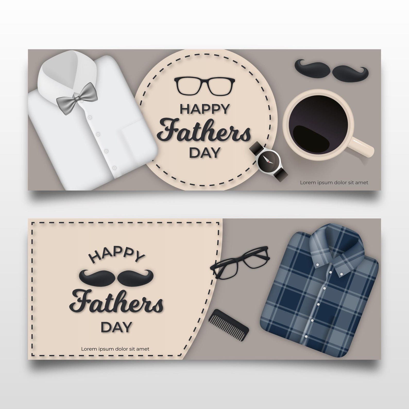 The Best Dad – Elegant Electronic Layout of a Father's Day Postcard ...