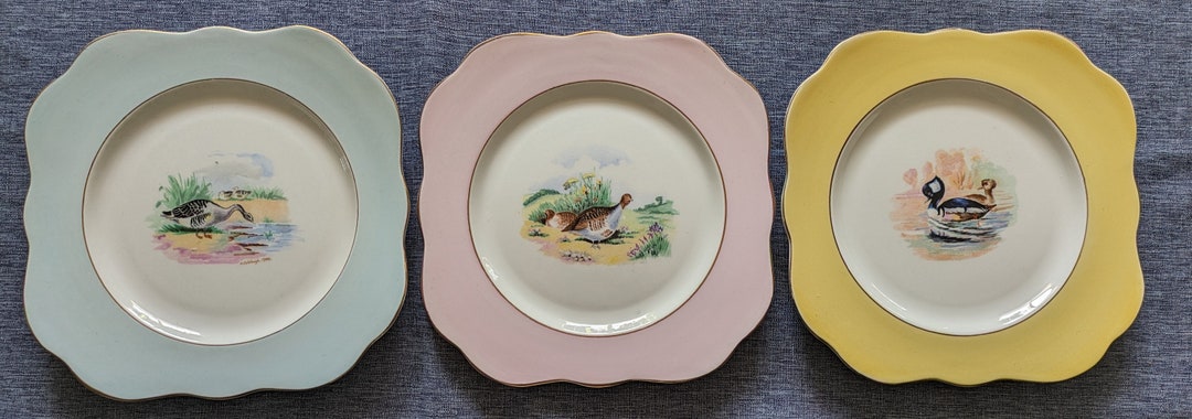 Vintage Tea Party Plates - Etsy