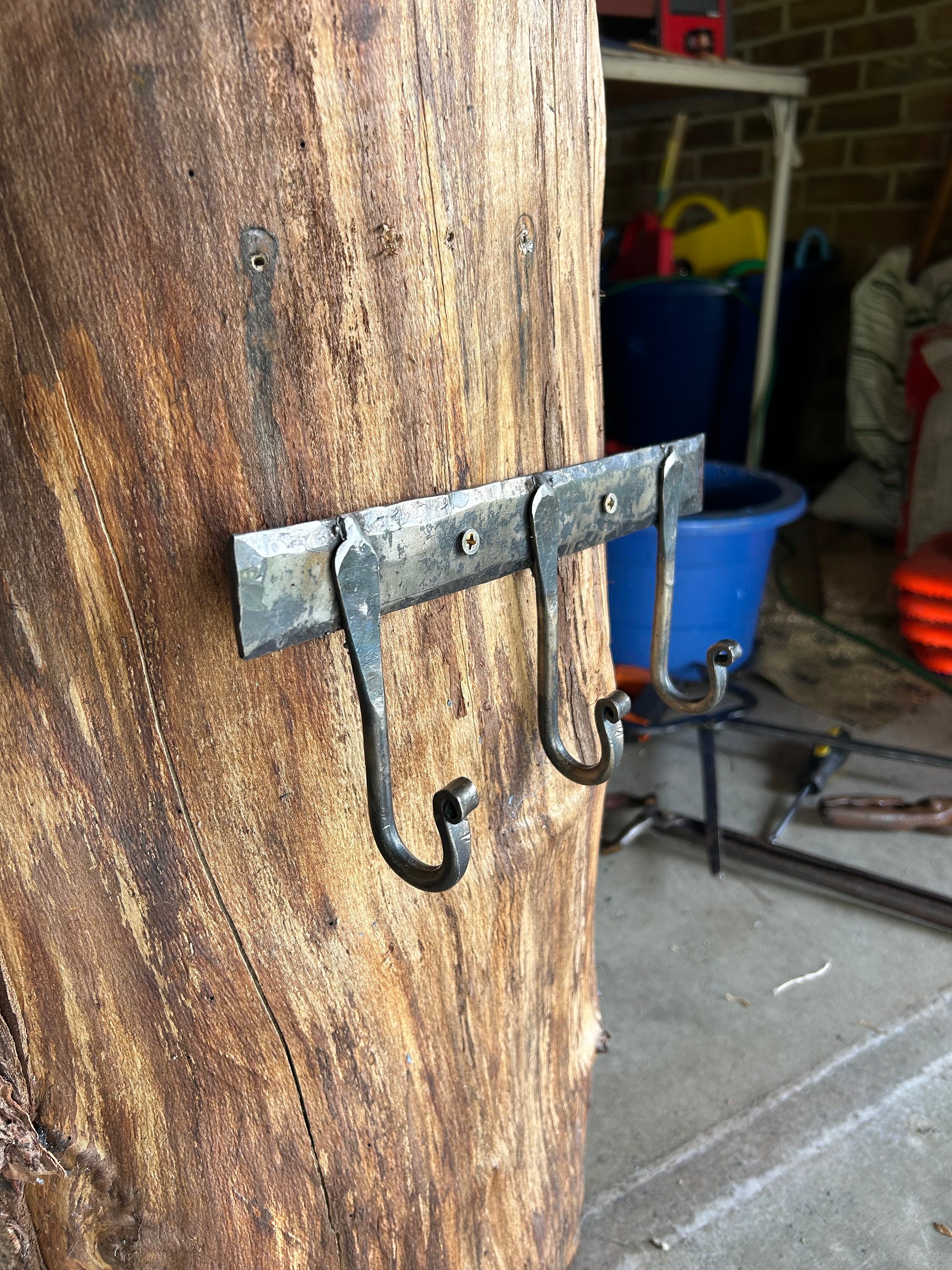 Hand Forged Coat Rack - Etsy