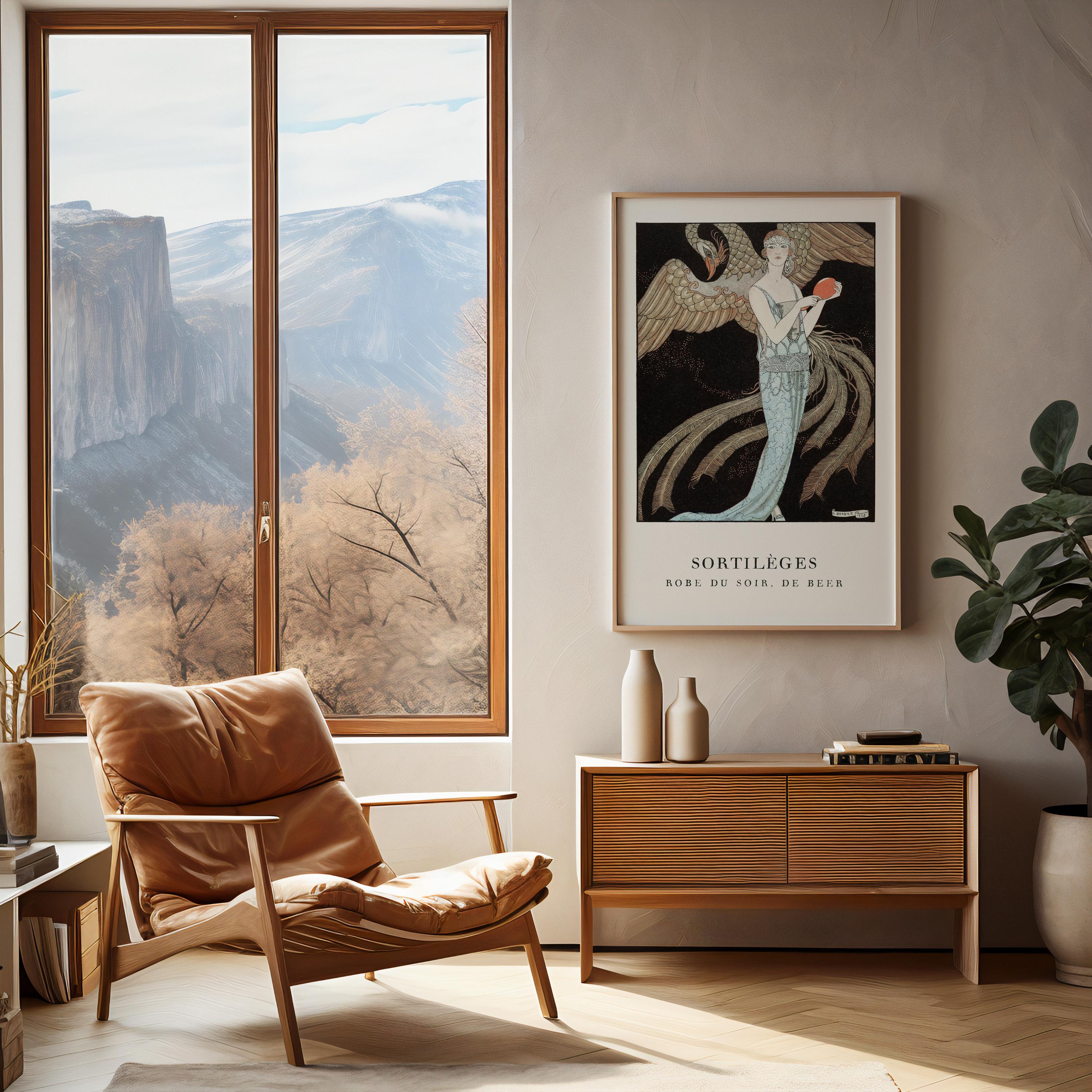 Sortilèges Art Print, Vintage French Art Deco Poster, 1920s Fashion ...