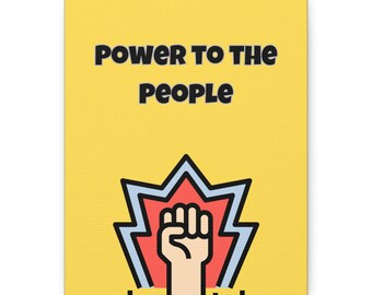 All Power to the People Original Print - Etsy