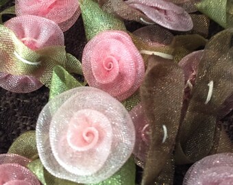 Vintage european rose 1.5 wide ribbon with yellow roses | Etsy