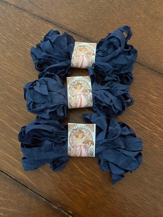 Navy Blue Scrunched / Straight Seam Binding Hug Snug 5 Yards - Etsy