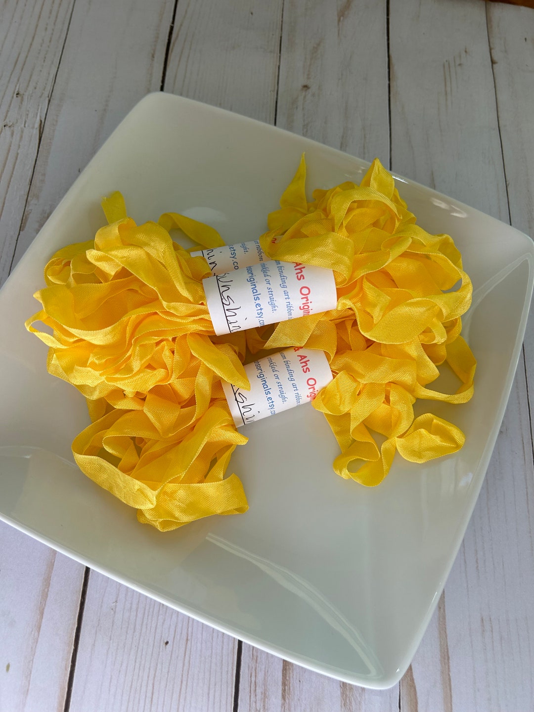 NEW Color Scrunched Crinkled Curly SUNSHINE Seam Binding Ribbon, 5 ...