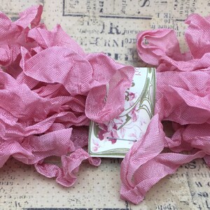 Scrunched Crinkled Antique Pink Seam Binding 1/2" Inch Wide 5 Yards ...
