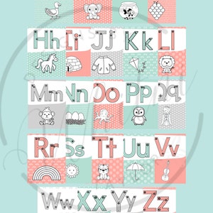Alphabet Posters - Tracing Posters - Letter Formation - Etsy