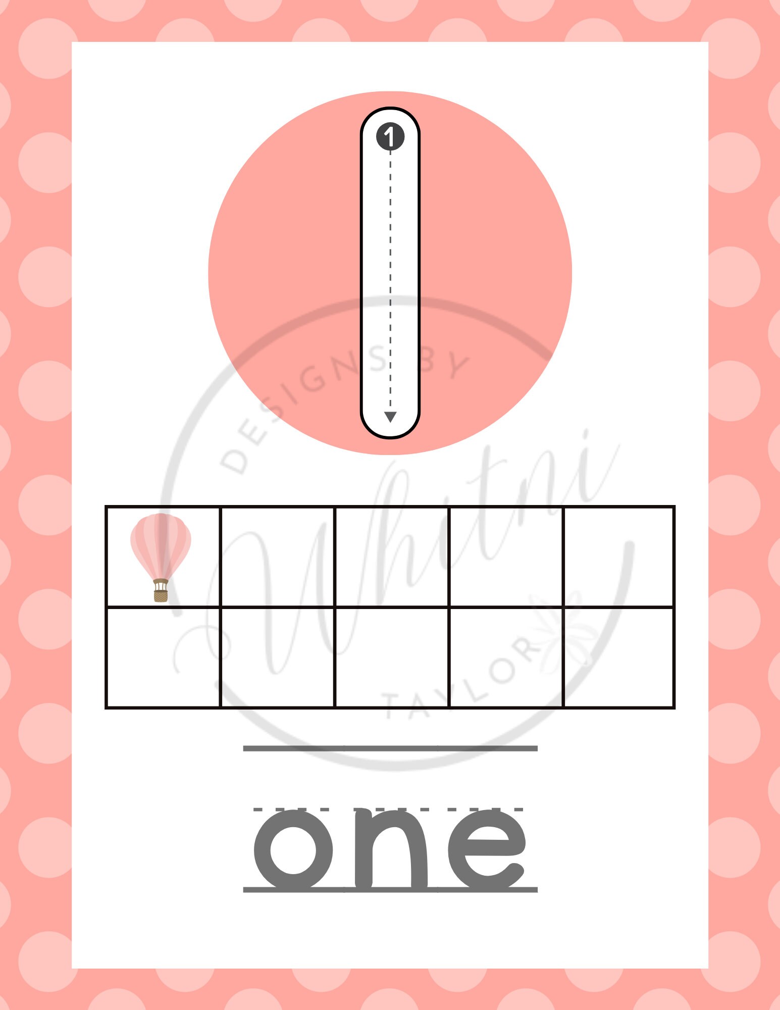 Ten Frame Posters Tracing Posters Number Formation - Etsy