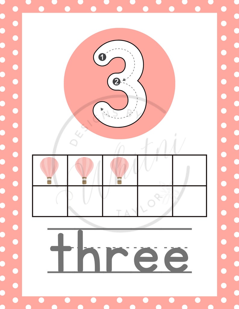 Ten Frame Posters - Tracing Posters - Number Formation - Etsy