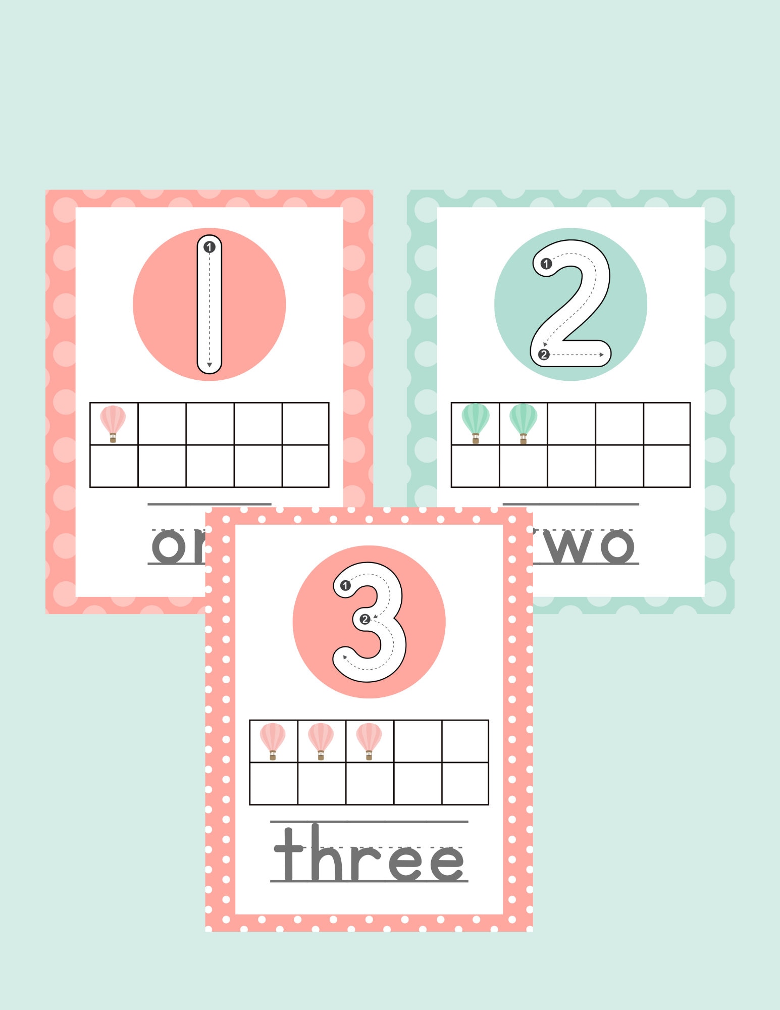 Ten Frame Posters Tracing Posters Number Formation - Etsy