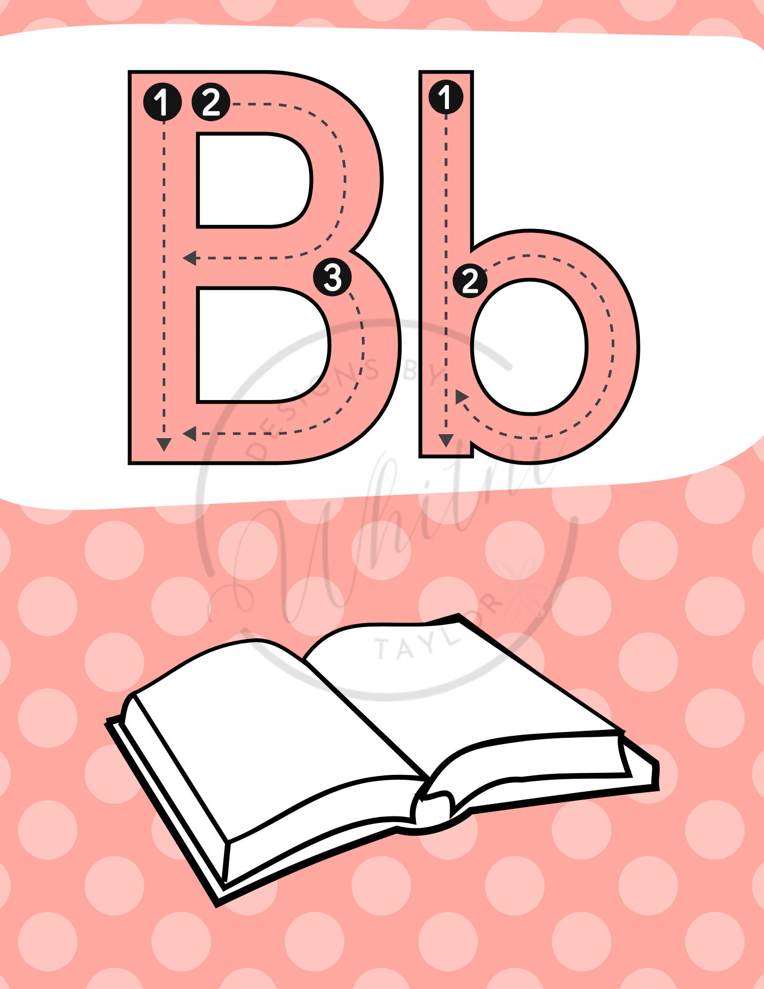 Alphabet Posters Tracing Posters Letter Formation - Etsy