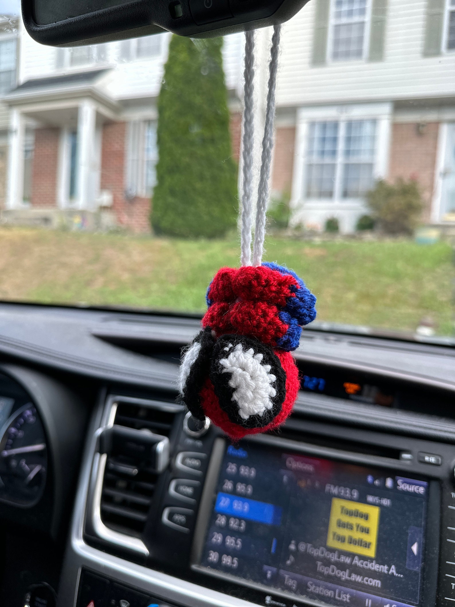 Crochet Upside Down Spider-man Car/backpack/bag Hanger Miles Morales ...