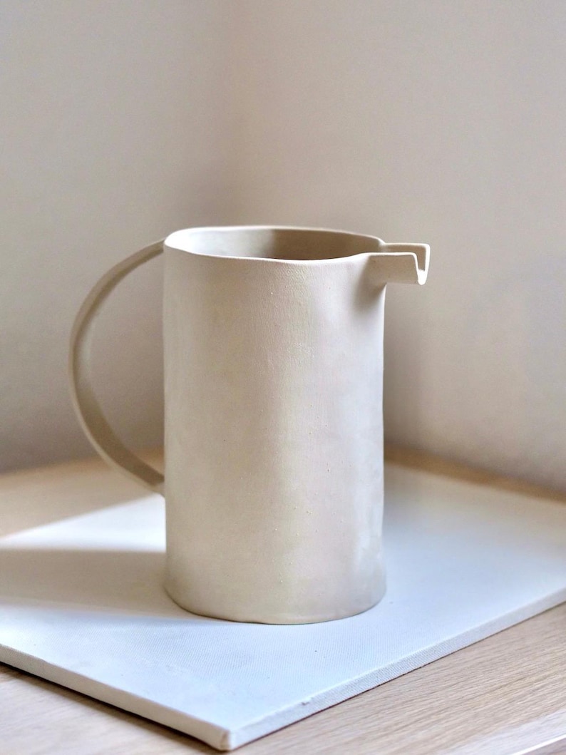 Slab Pottery Pitcher Template: DIY Jug Building Guide (PDF Download) - Etsy