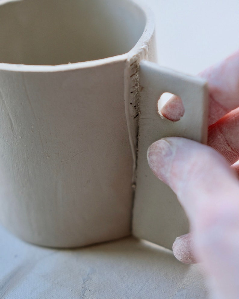 Pottery Mug Slab Building Template: DIY Ceramic Coffee Cup (PDF ...