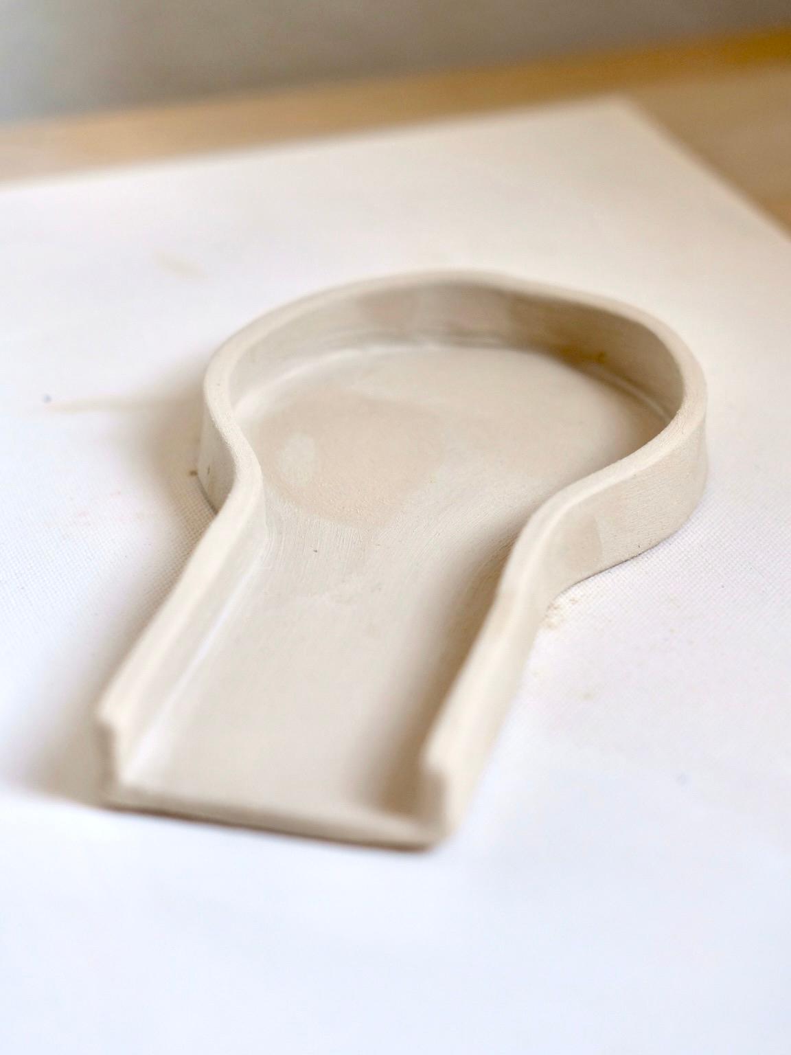 Spoon Rest Slab Pottery Template Spoon Holder Slab Building Template ...