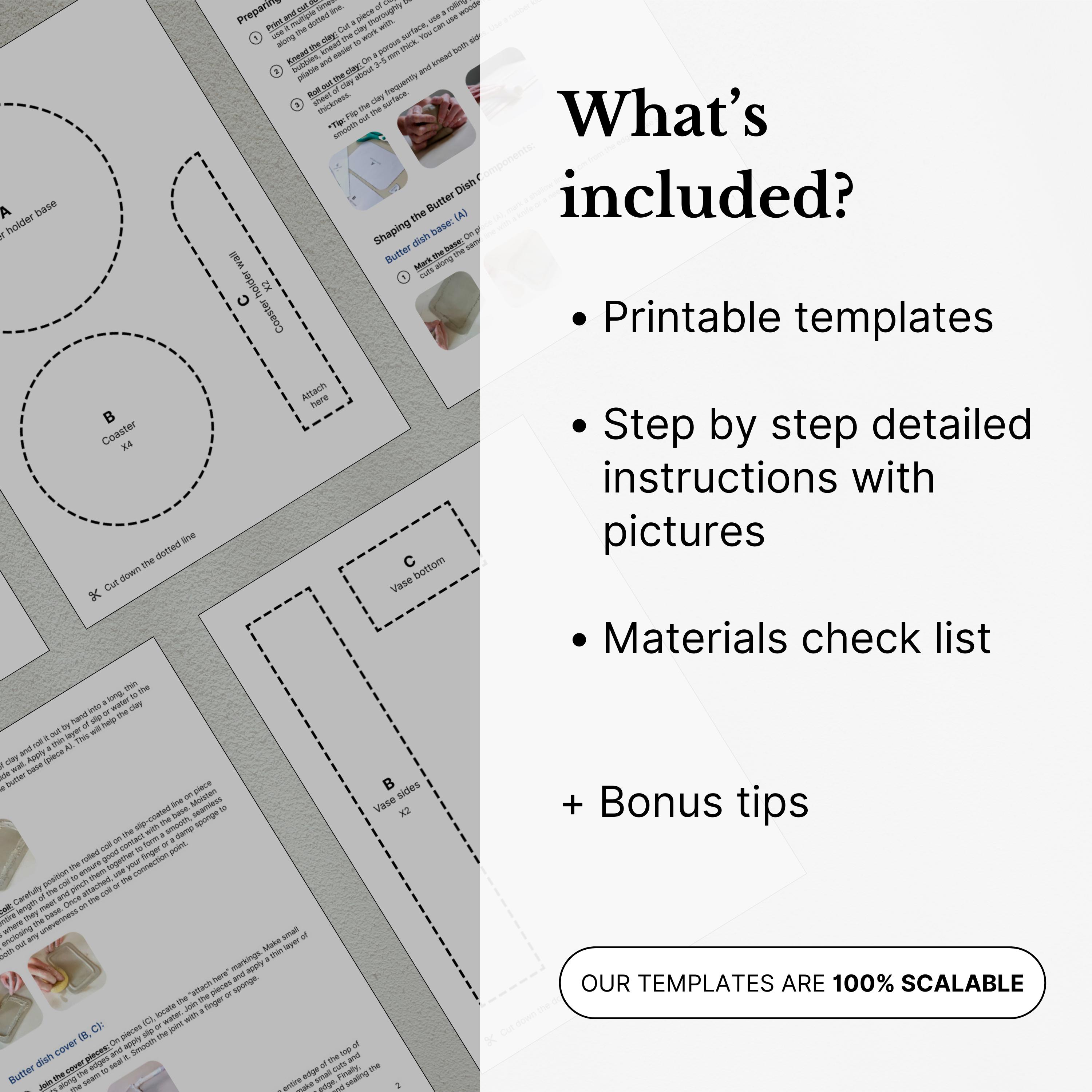 Moon Altar Slab Pottery Template Shelf Altar Slab Building Template ...