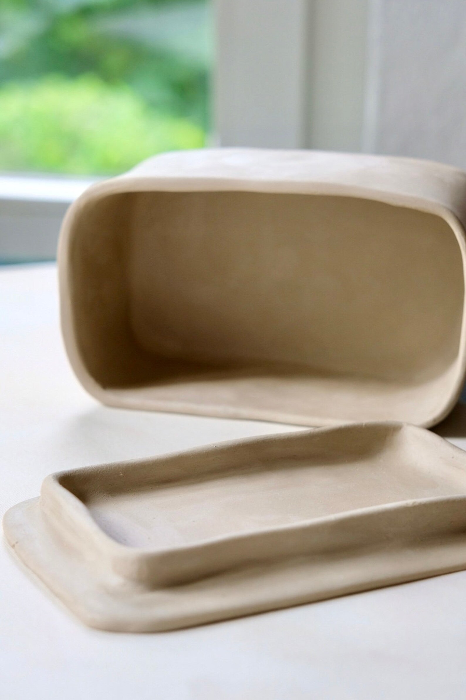 Butter Dish Slab Building Template, Pottery Tools, Beginner Ceramic ...