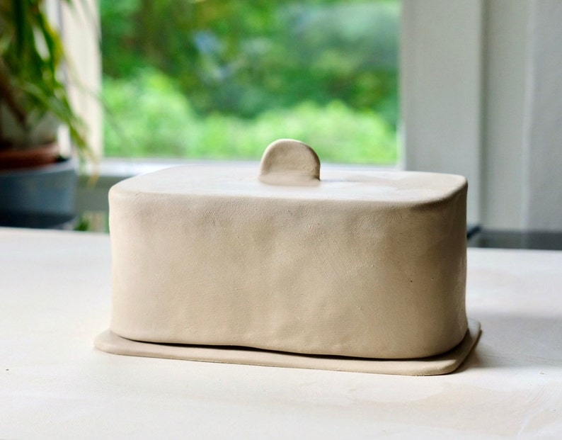 Butter Dish Slab Building Template, Pottery Tools, Beginner Ceramic ...
