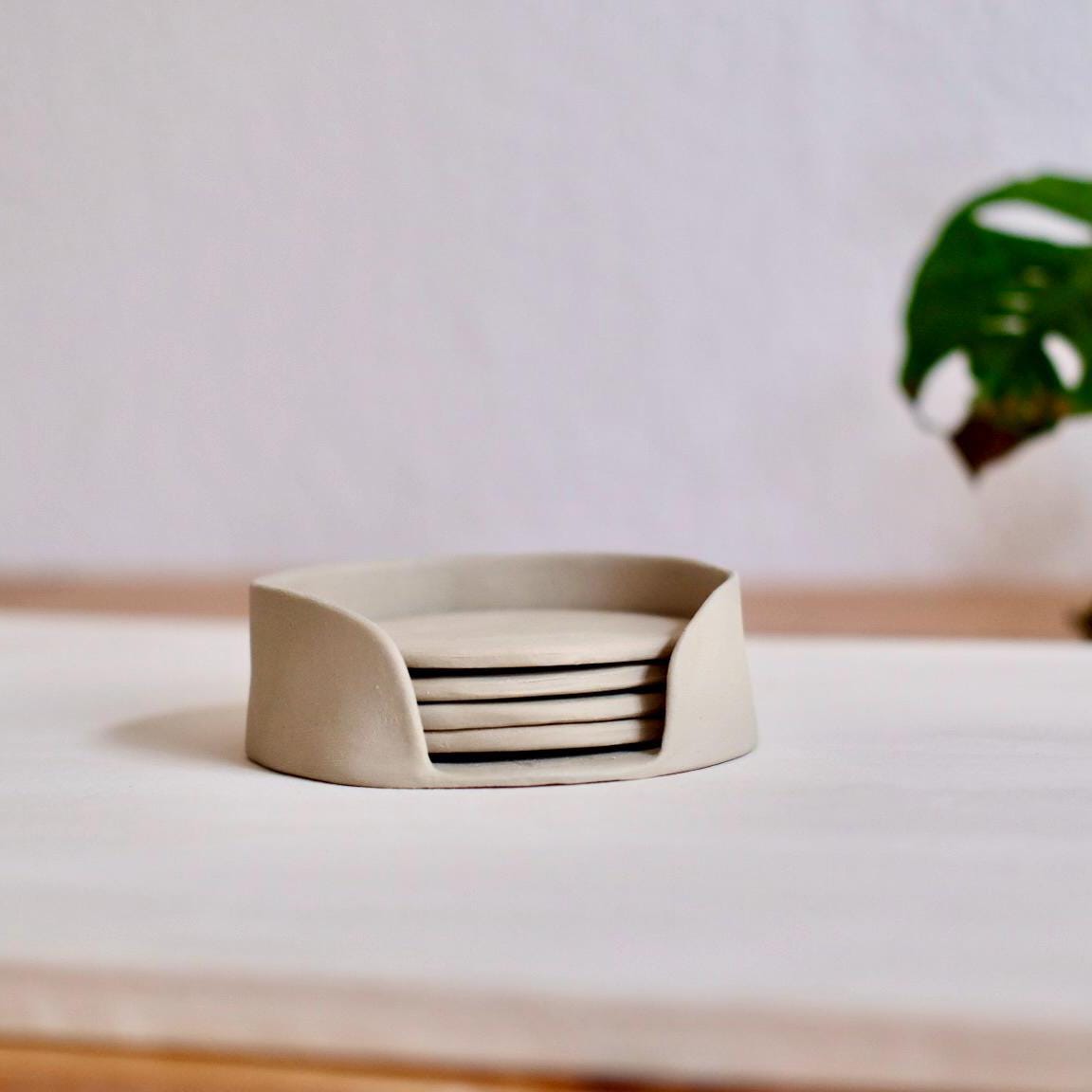 Pottery Coaster Holder Template: Slab Building DIY (PDF Pattern) - Etsy