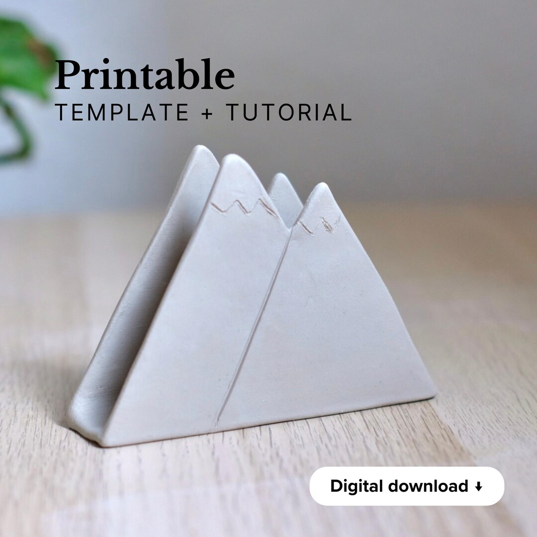 Slab Pottery Sponge Holder Template: DIY Ceramics (PDF Download) - Etsy