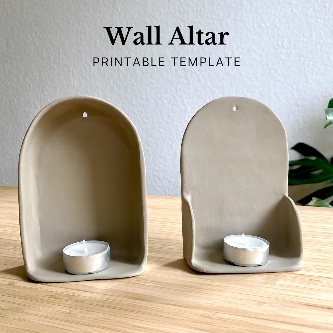Slab Pottery Altar Template: DIY Handbuilding Guide (PDF Download) - Etsy