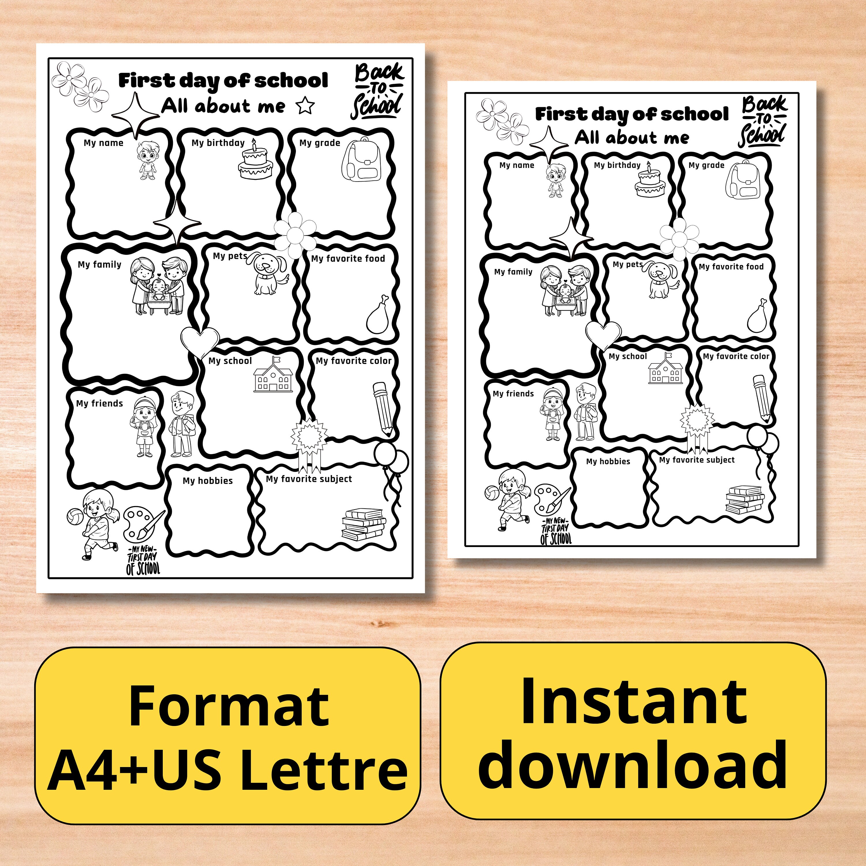 All About Me | Preschool and Kindergarten | Back to School Busy Book ...