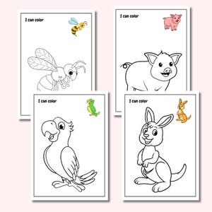 40 Printable Coloring Pages for Kids, Toddlers, Coloring Book ...