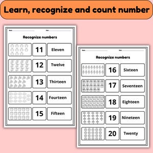 25 Pages of Math Worksheets, First Grade, Kindergarten, Preschool ...