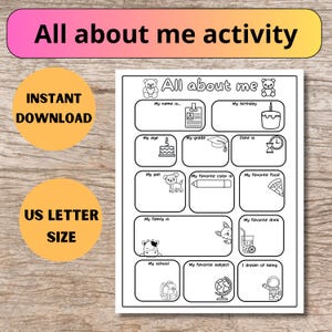 All About Me, Preschool & Kindergarten, Back to School for Toddlers ...