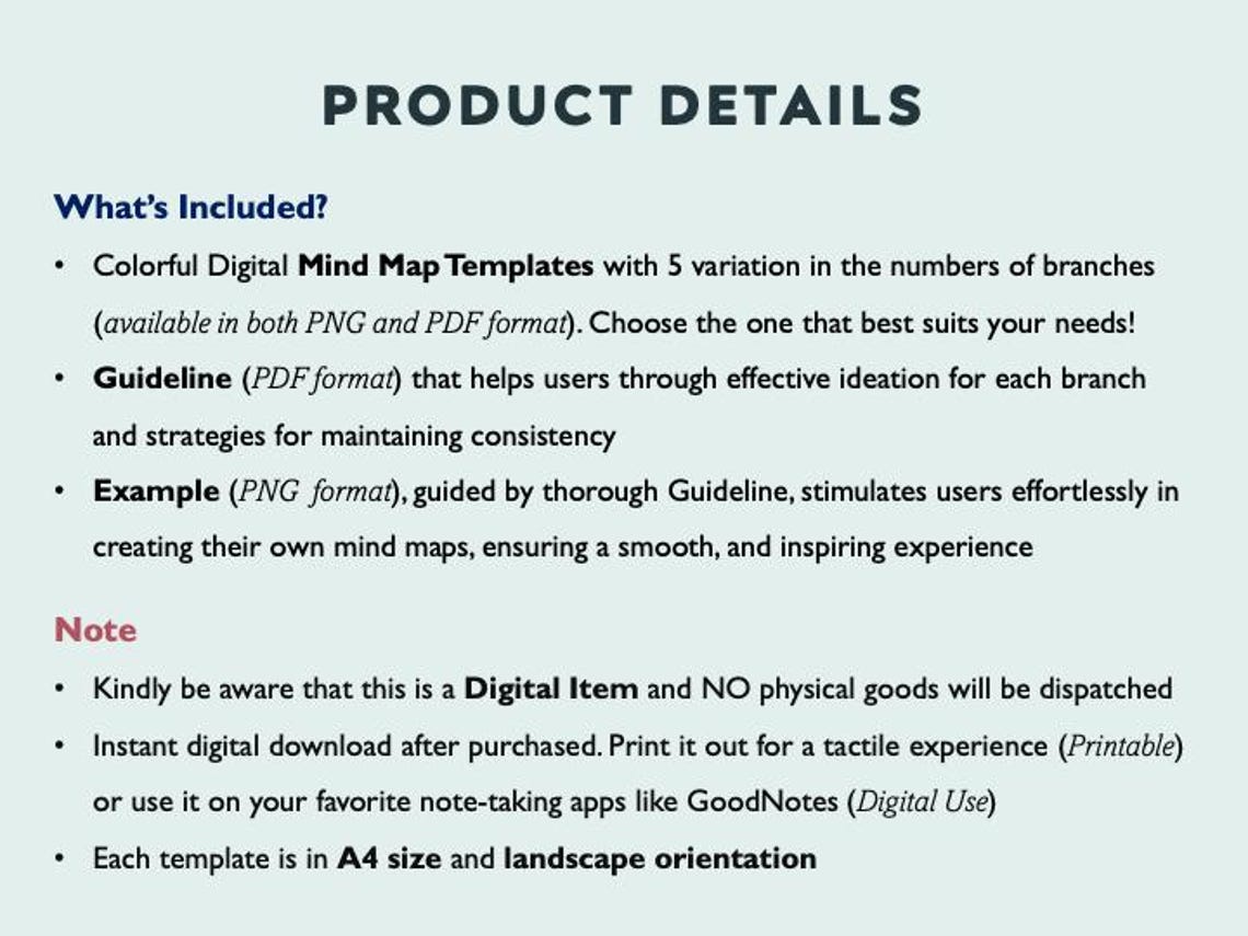 Comprehensive Budget Planning Mind Map Template Pack With Guideline and Example - Etsy