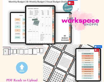 Digital Budget Planner, Finance Tracker, Finance Planner, Digital ...