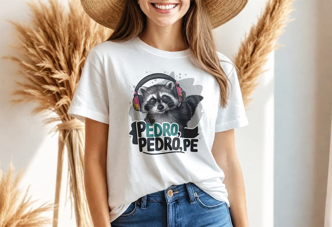 Pedro Pedro Pedro Racoon T-shirt Vector Design for Print - Etsy